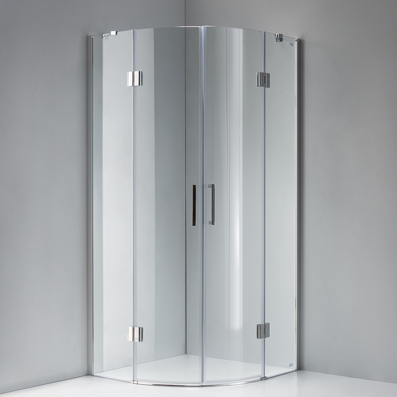 KABINA PRYSZNICOWA PÓŁOKRĄGŁA KZ92B CHROM 90x90 CM - sklep Hydrosan.eu